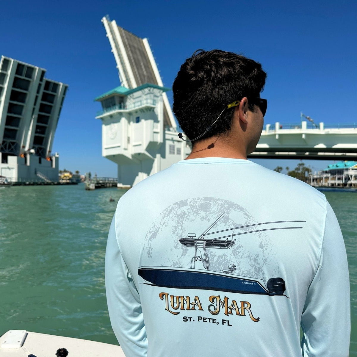 Custom Boat Shirts – Long Sleeve Performance Fishing Tee